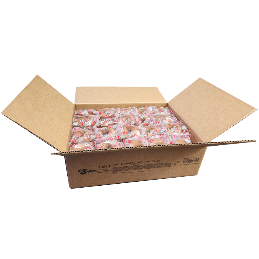 Super PLUS® Donut Whole Grain 80ct – Super Bakery