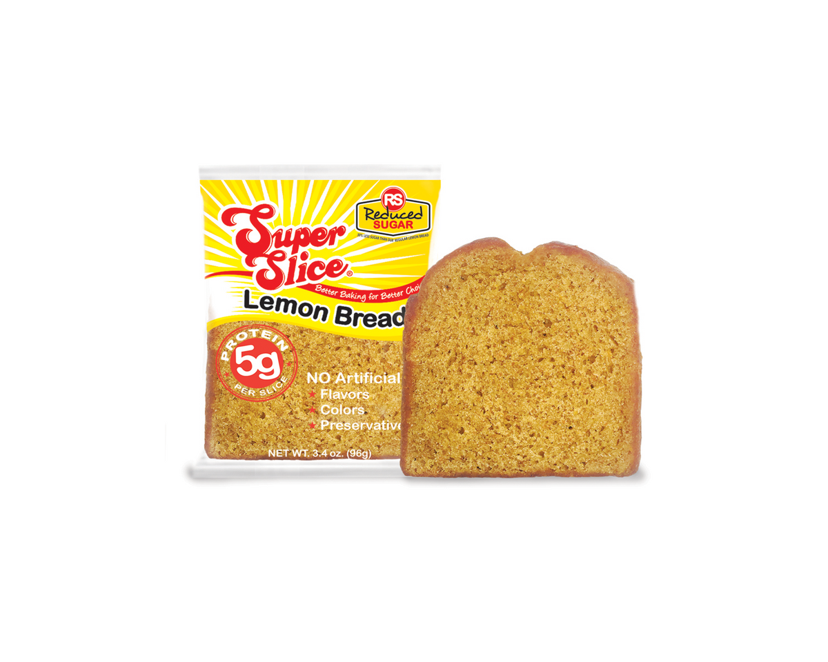 Super Slice® Reduced Sugar Lemon Bread 75ct – Super Bakery